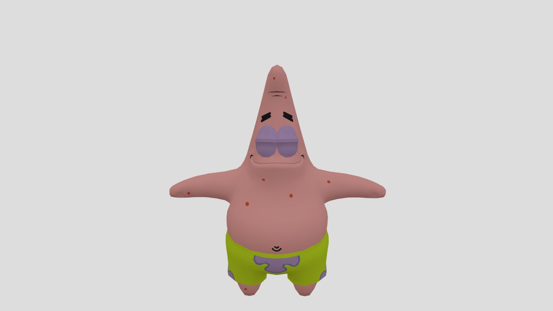 The SpongeBob Movie - Patrick - Download Free 3D model by SMF Features ...