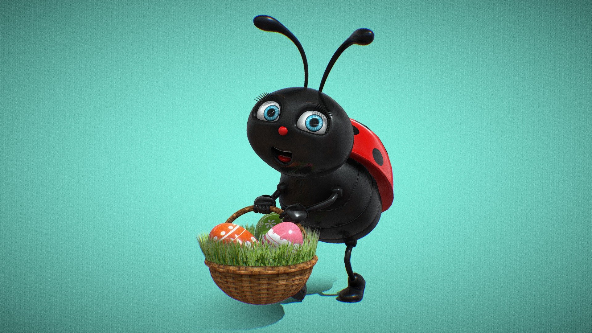 Easter Ladybug - Buy Royalty Free 3D model by arloopa [297d17b ...