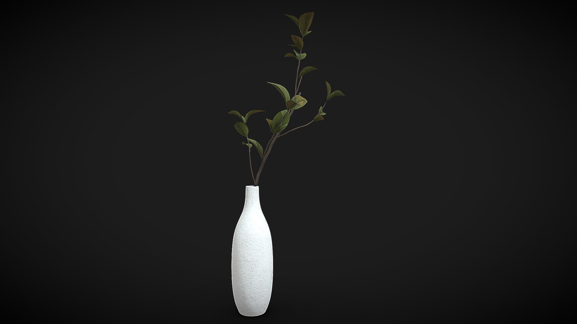 Tree Branch In Vase III - Buy Royalty Free 3D model by Fusemesh ...