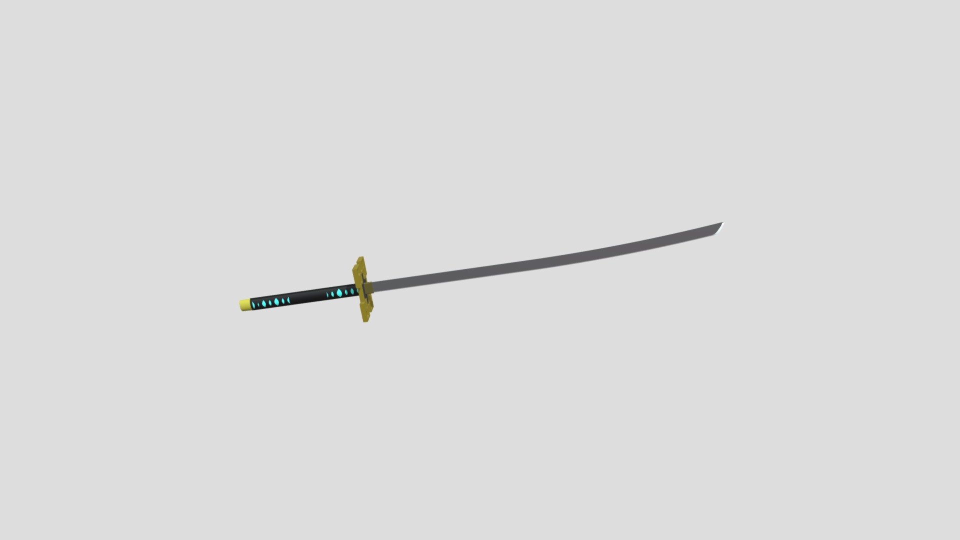 Muichiro Sword - 3D model by fritz_ngl [297fe5e] - Sketchfab