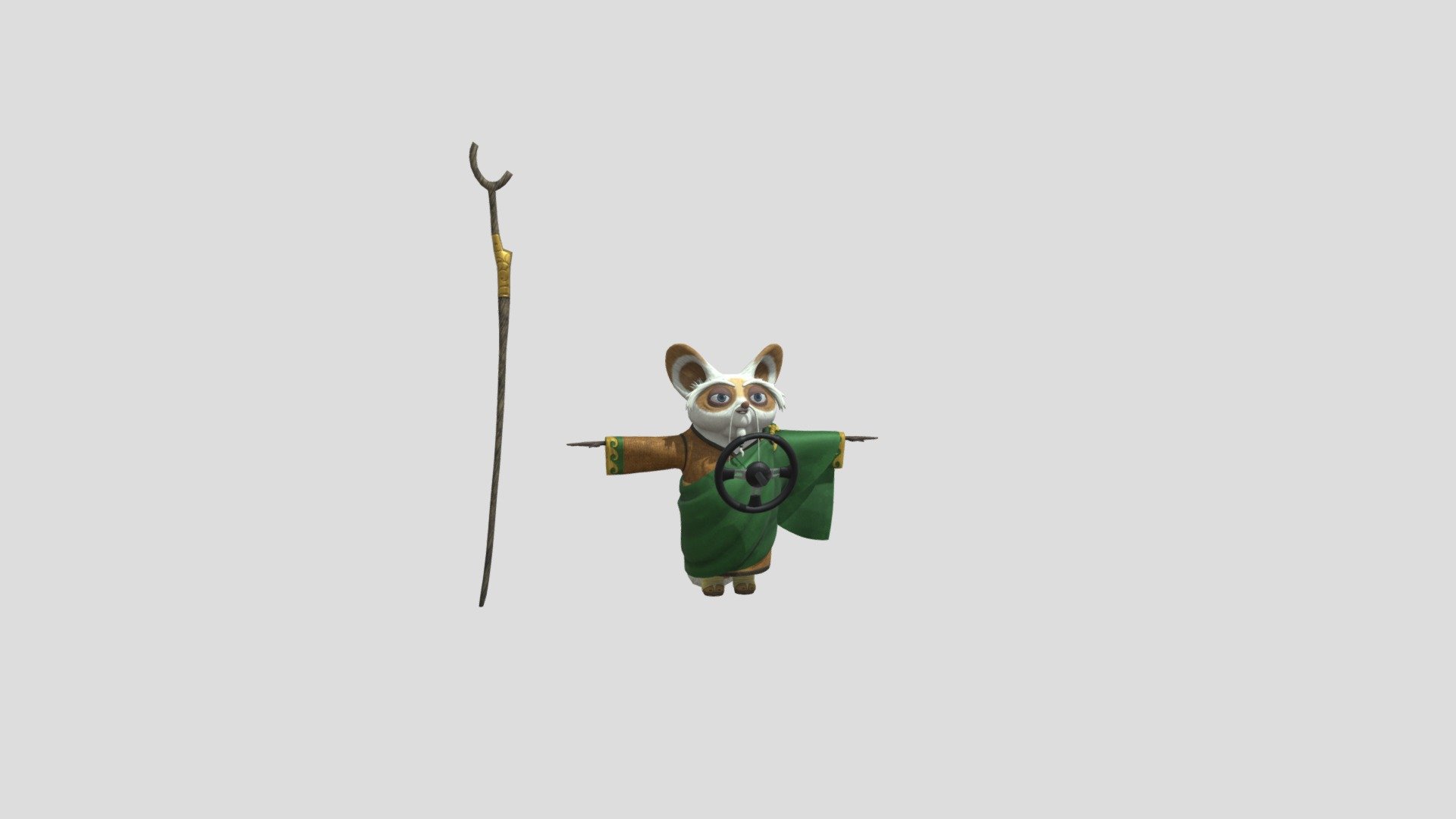 Master Shifu (Kung Fu Panda) - Download Free 3D model by Guilherme ...