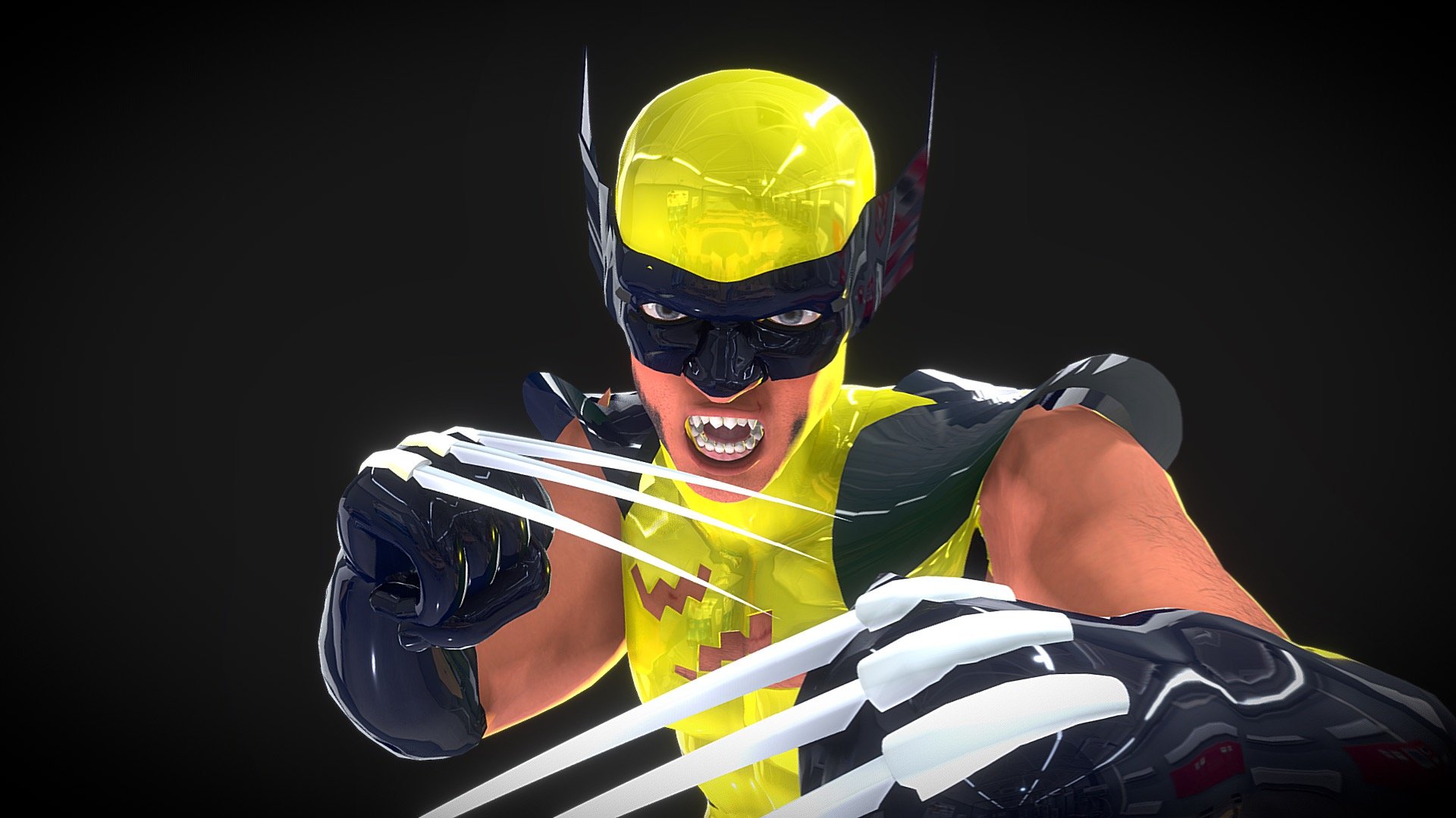 Wolverine - X-MEN / FanArt - Download Free 3D model by arq.kms [2981458 ...