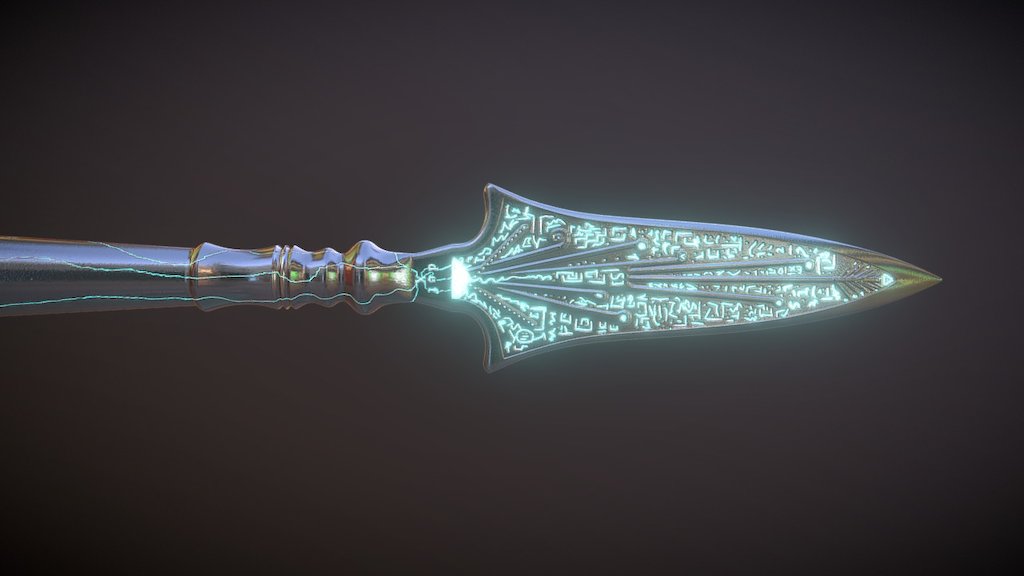 Ancient Spear - 3D model by Exiolite [2983db7] - Sketchfab