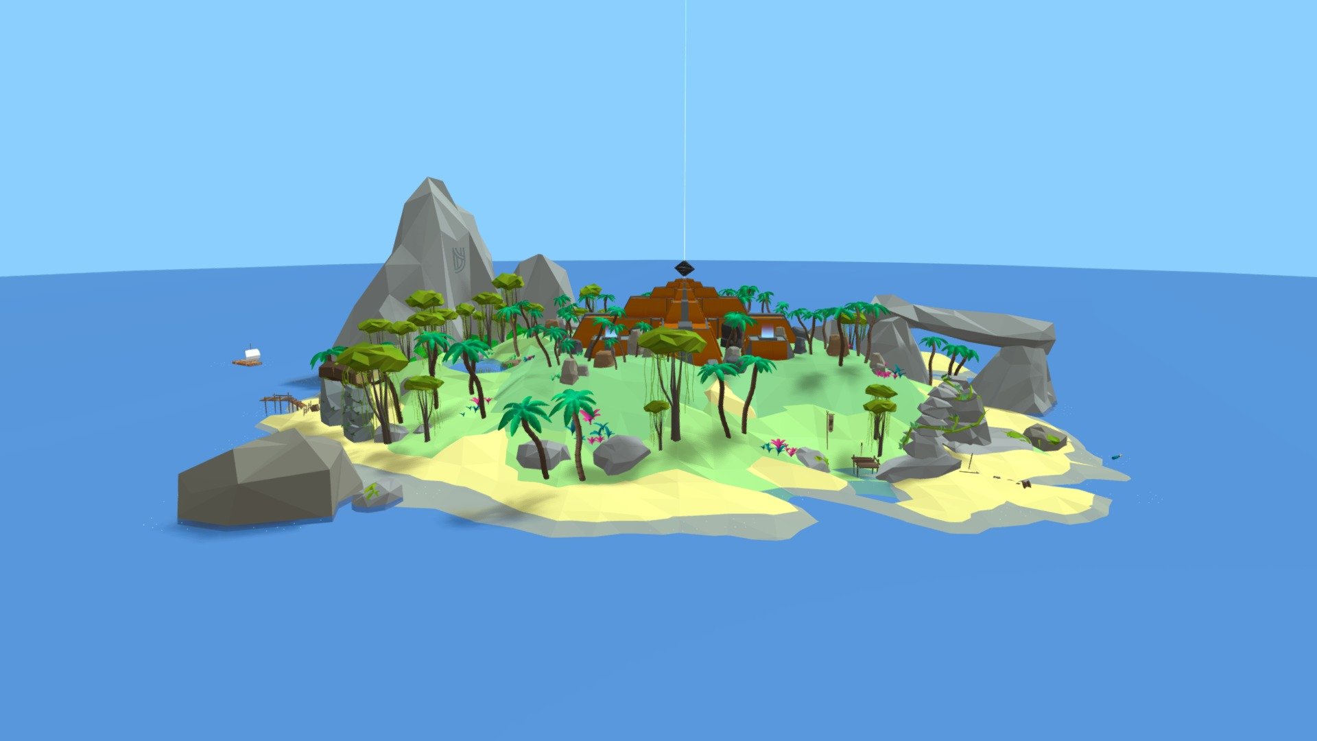 The Island - 3D model by Himanshu Yadav (@Himanshu_Yadav) [2984de0 ...