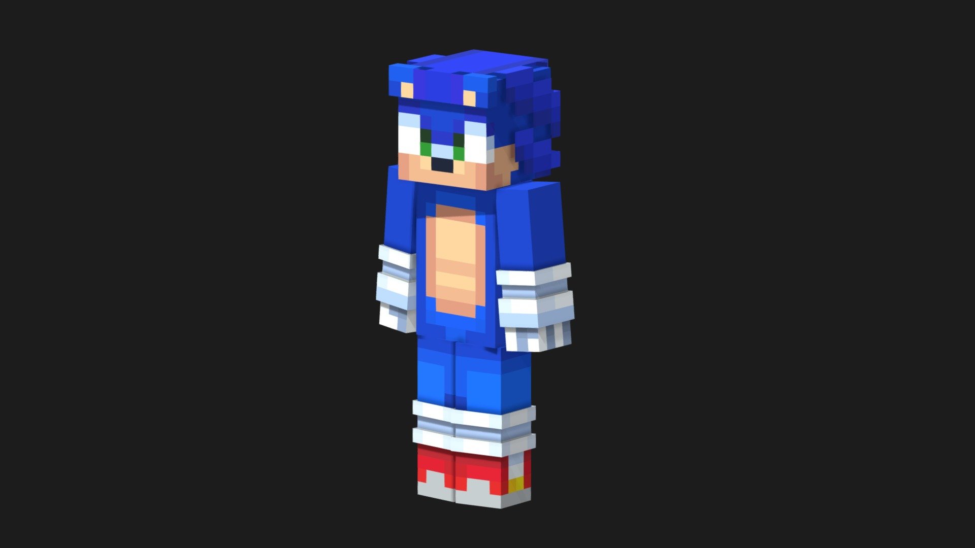 Sonic - 3D model by rolancev [2986609] - Sketchfab