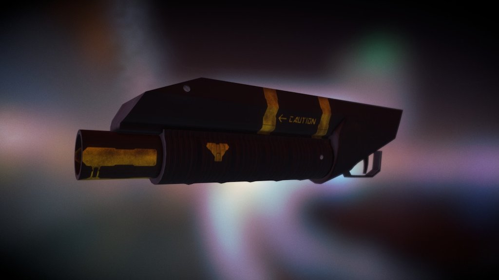 U.N.C.R Grenade Launcher Attachment - 3D model by Snowy [2986bad ...