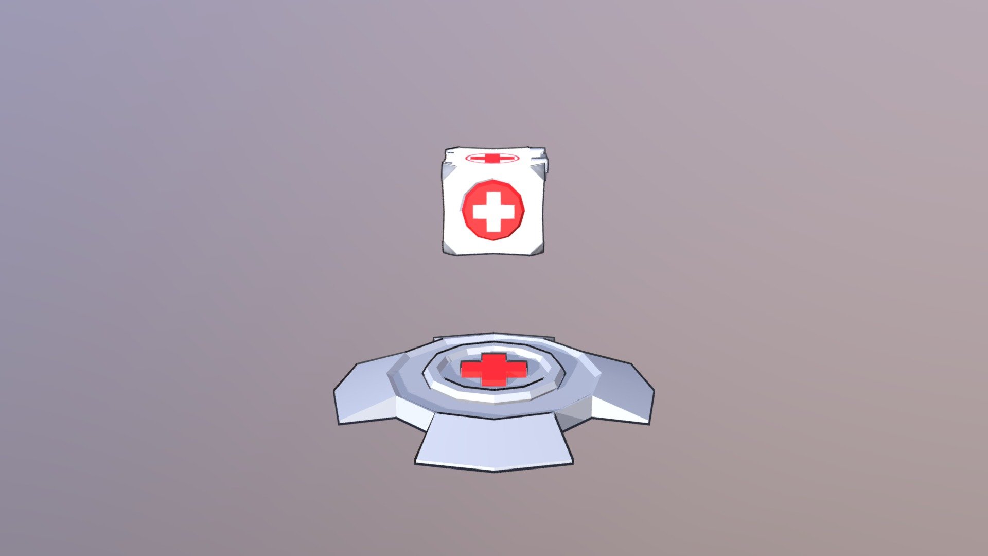 Health Pack (Low Poly) Incomplete - 3D model by Grace Blair ...