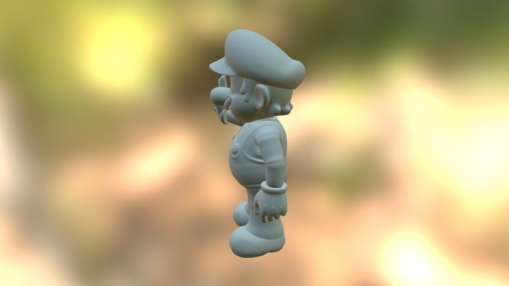 Mario Posed - UPSAMPLED Repaired - 3D model by FacFox (@michaeledi ...