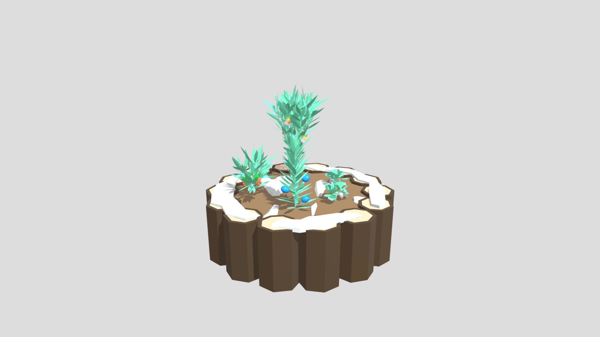 Berry Farm (Low Poly) - Download Free 3D model by UnknownNumber ...