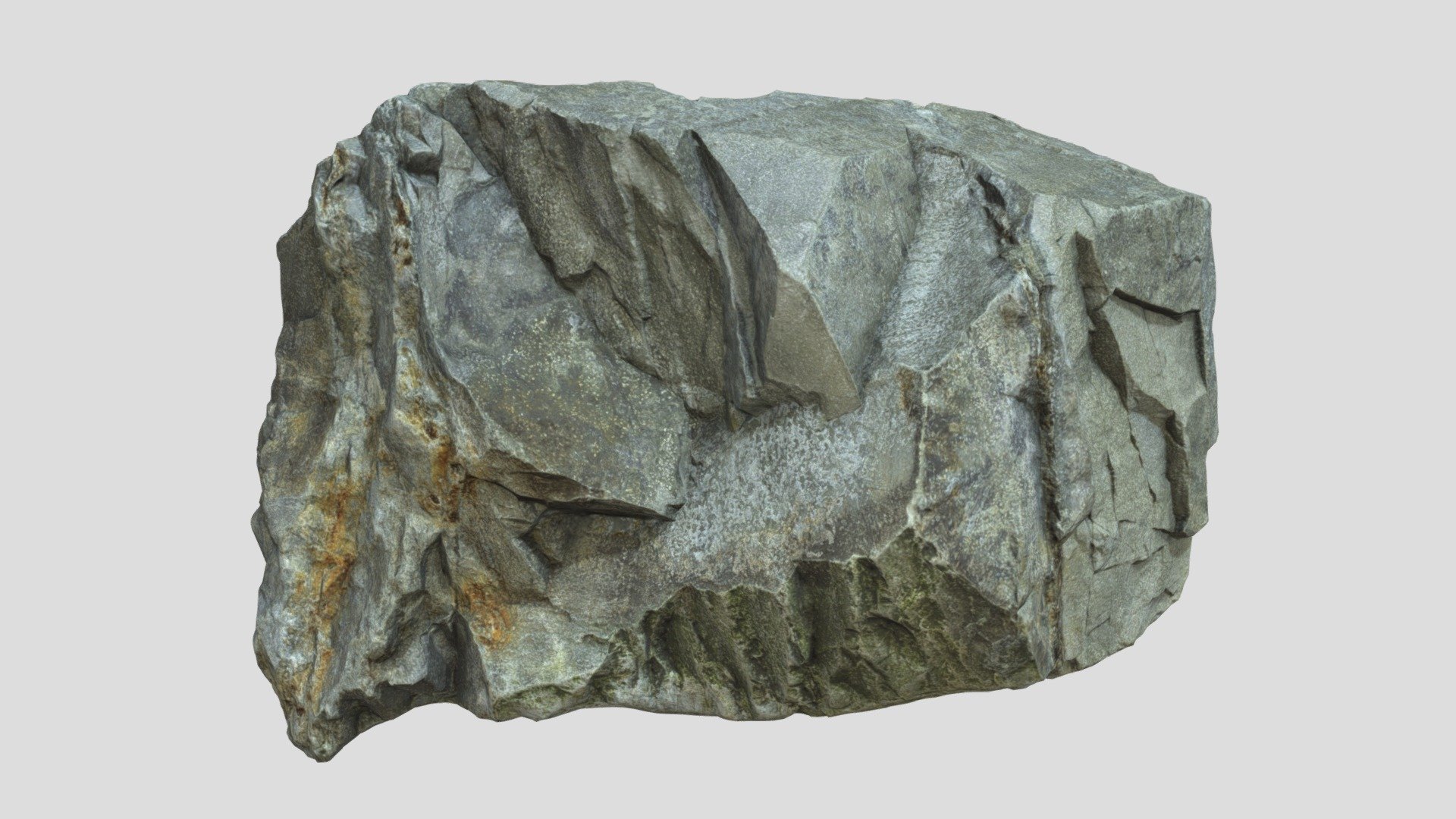 Alaskan Cliff Rock Chunk 7 Free - Download Free 3D model by ...