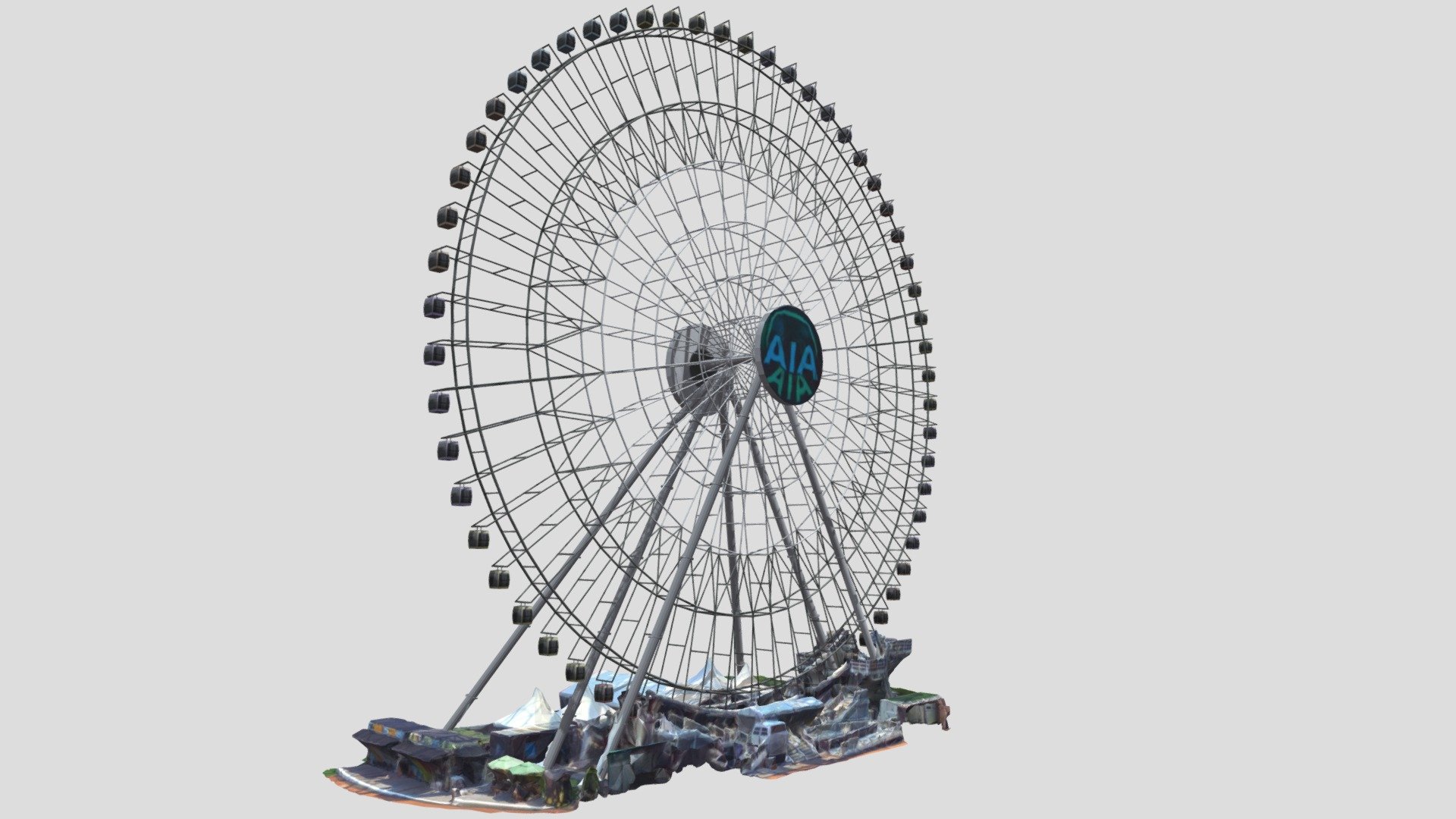 HK Observation Wheel v2025.12.22 - Download Free 3D model by patrick ...
