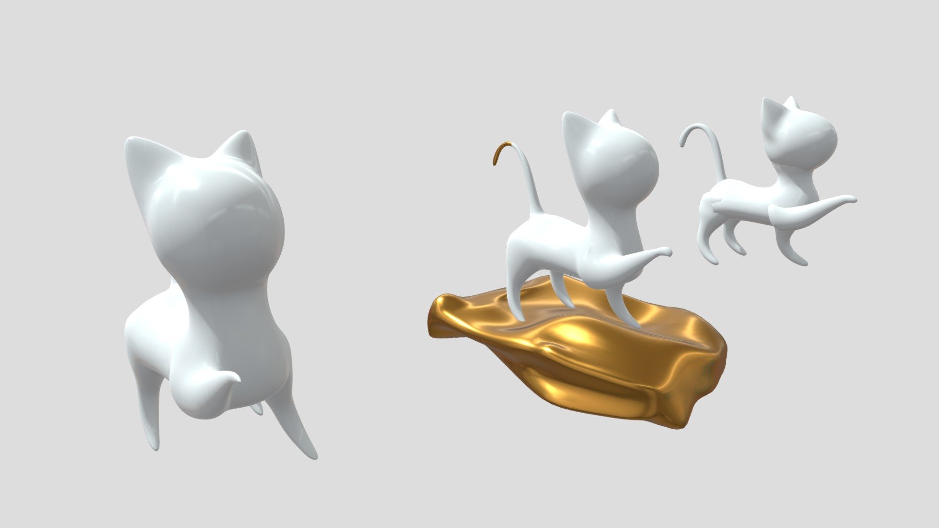 Cat animal pet - 3D model by cha-xiao-shi [298d860] - Sketchfab