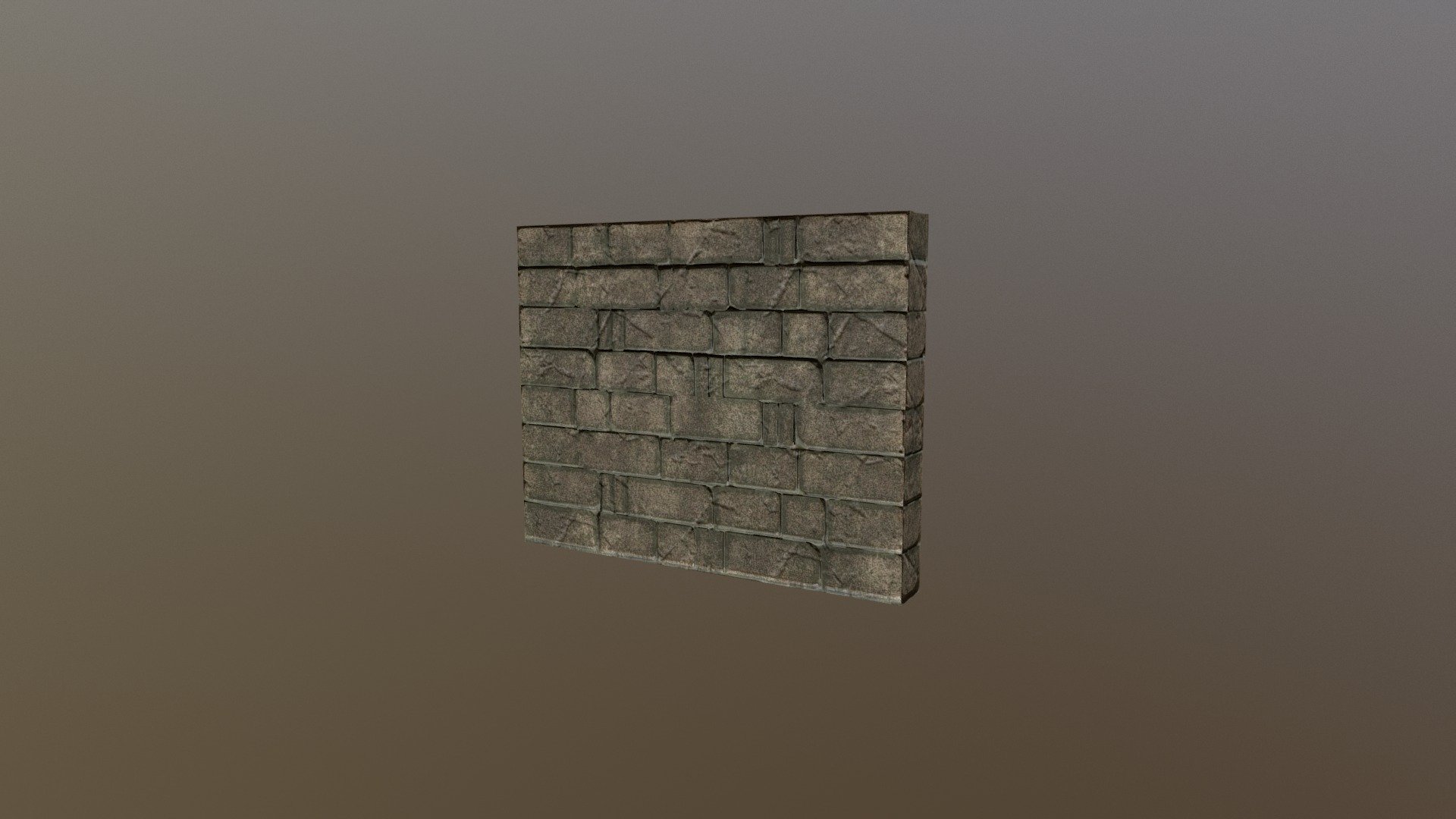Ancient Ruins Optimized - Large Wall (Low Poly) - Buy Royalty Free 3D ...