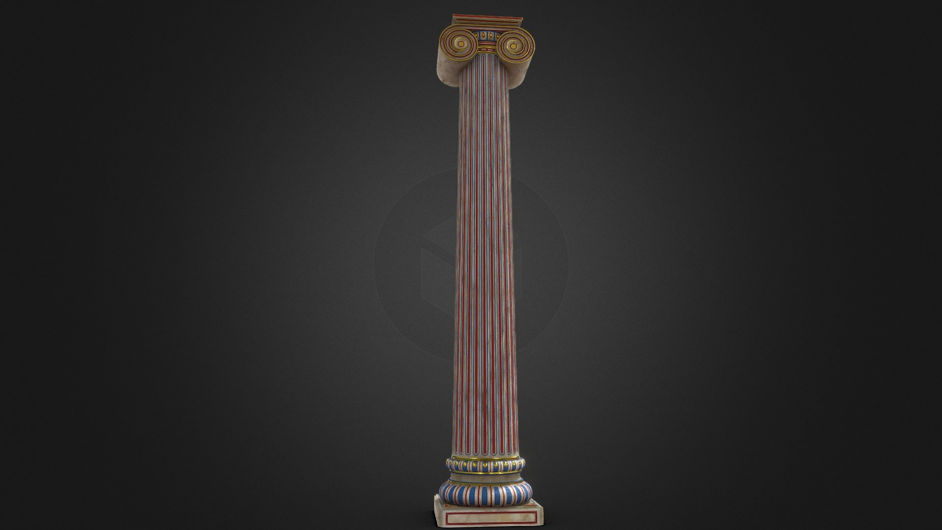Ancient Greek Column - 3D model by Sord (@alexandersord) [29915ce ...