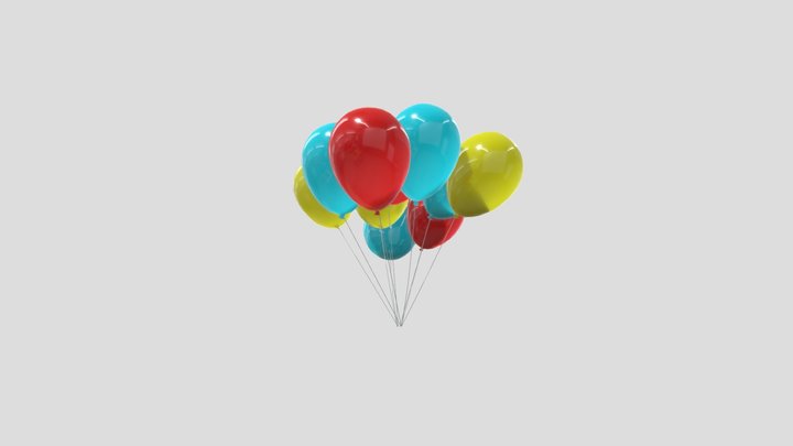 Balloons 3D models - Sketchfab