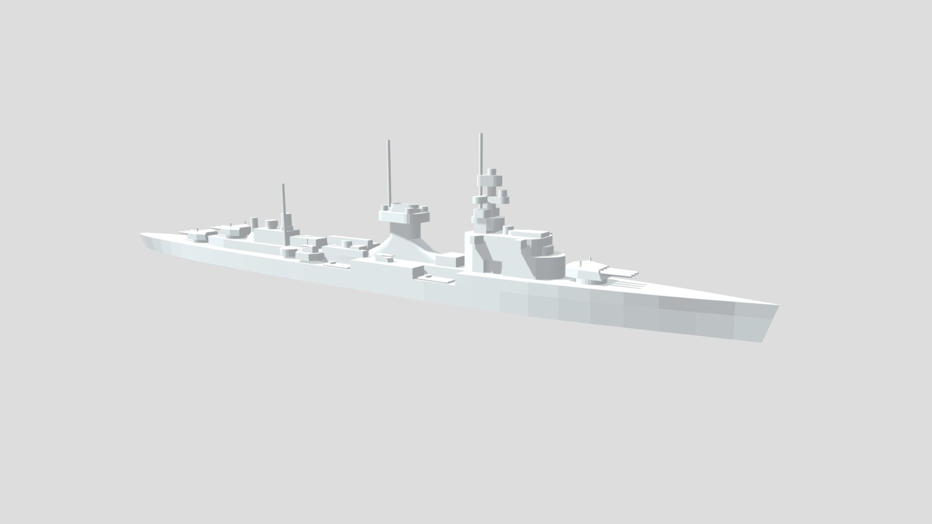 KMS Nürnberg - Model for 1/4000 printing - 3D model by KTKloss [29944a2 ...