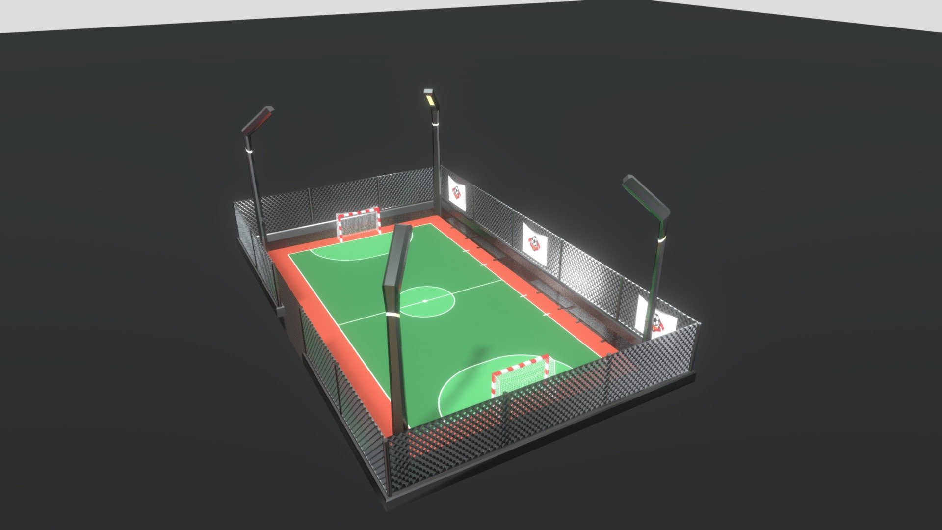 Urban Street Soccer 2 - 3D model by adammoulehiawi [2998413] - Sketchfab