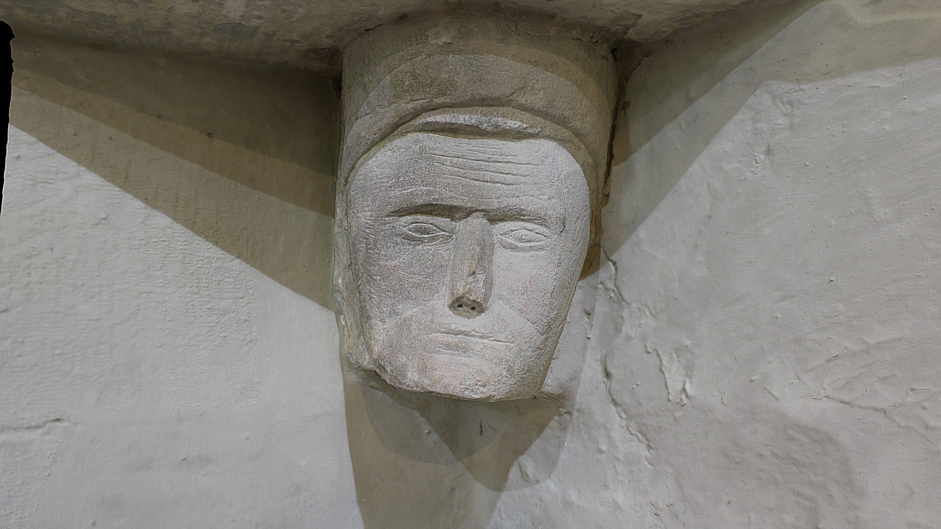 Head corbel, Upper Hardres Church - 3D model by Kent Archaeological ...