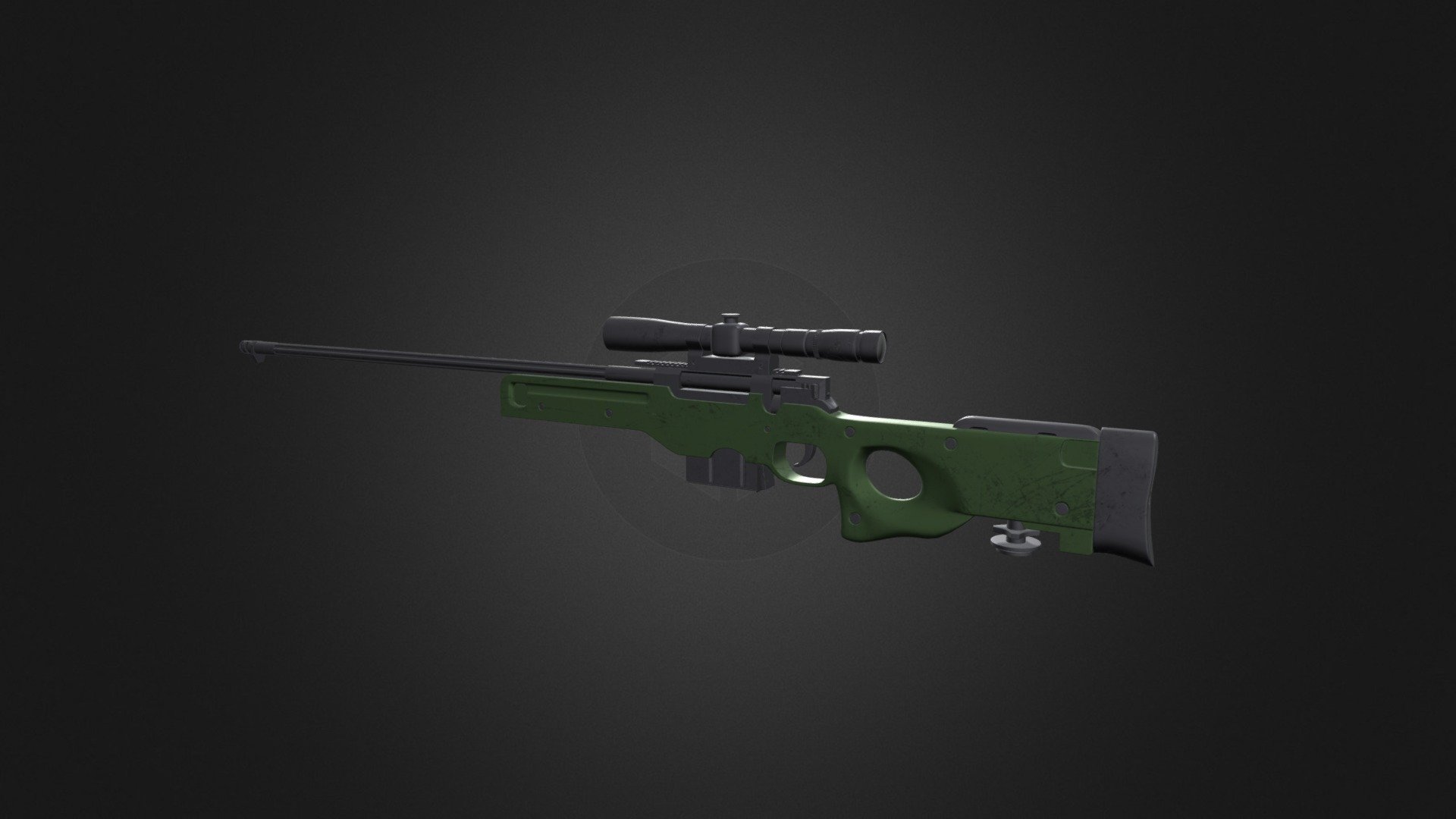 AWM Rifle - 3D model by Hoang Thanh Tung (@tunght.design) [299a9bf ...