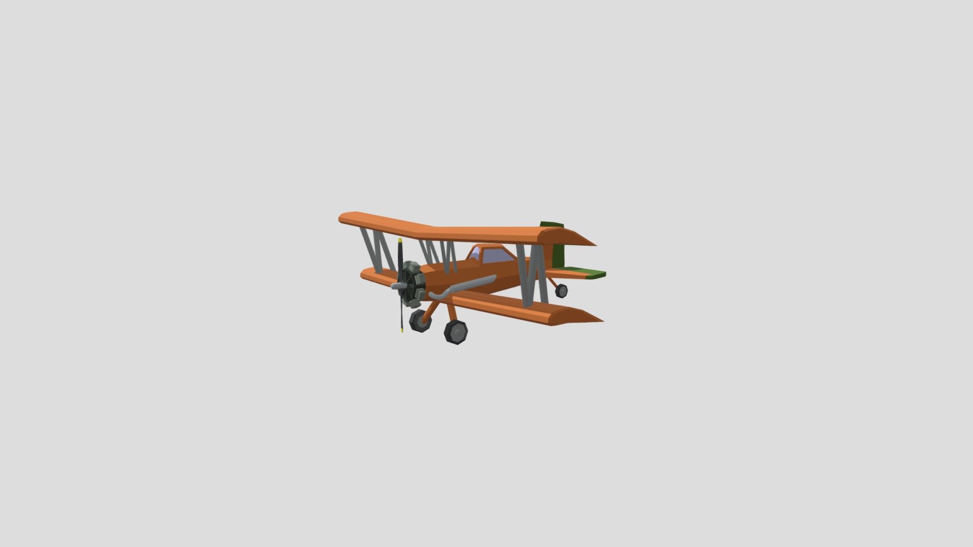 Low-Poly Biplane - Download Free 3D model by ElectrikGoat0395 [299b3d1 ...