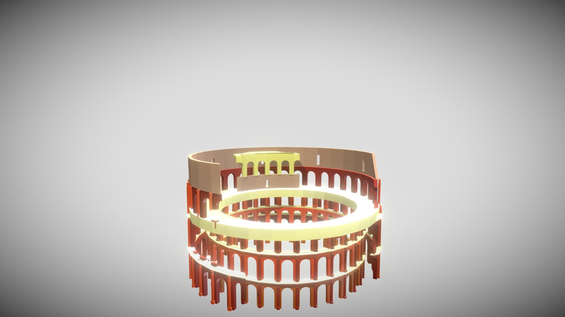 Roman Colosseum - 3D model by flamer885588 [299cb6b] - Sketchfab