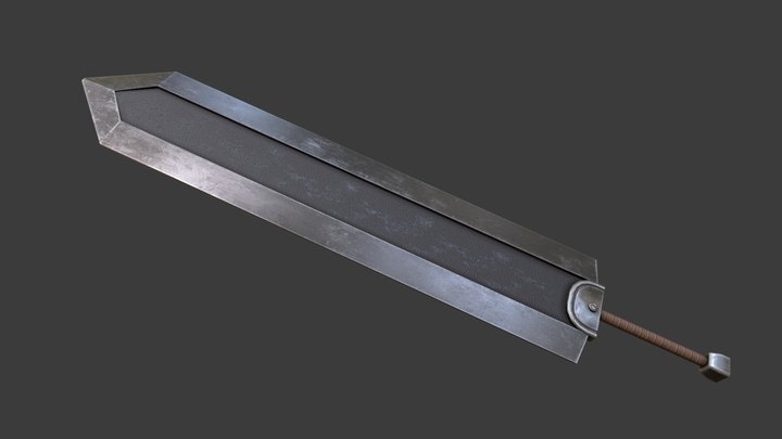 Berserk-dragonslayer-sword 3D models - Sketchfab