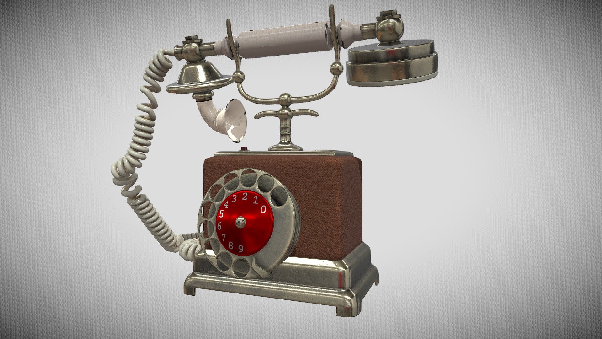 Old Phone - Download Free 3D model by 3Dahlgren [299ef0c] - Sketchfab