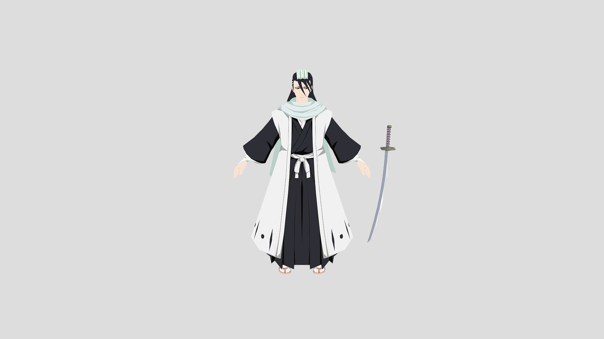 Byakuya Kuchiki (General) - Download Free 3D model by Cyrone™ (@Cyrone ...