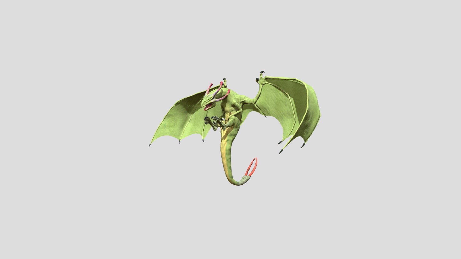 Silky Scaled Wyvern - 3D model by Adam Little (@mrphyshy) [29a21ec ...