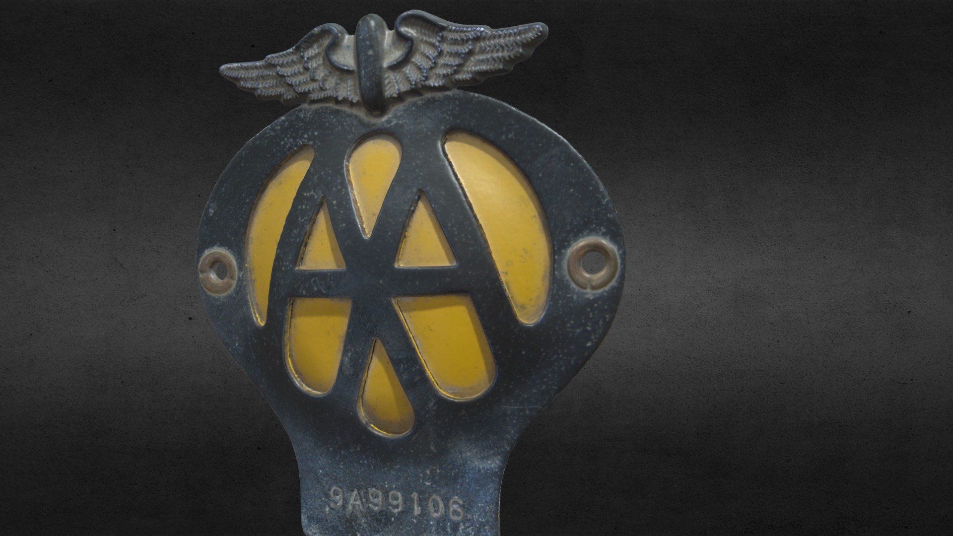 AA Badge - 3D model by Patrick Thorn (@patrickthorn) [29a38b8] - Sketchfab