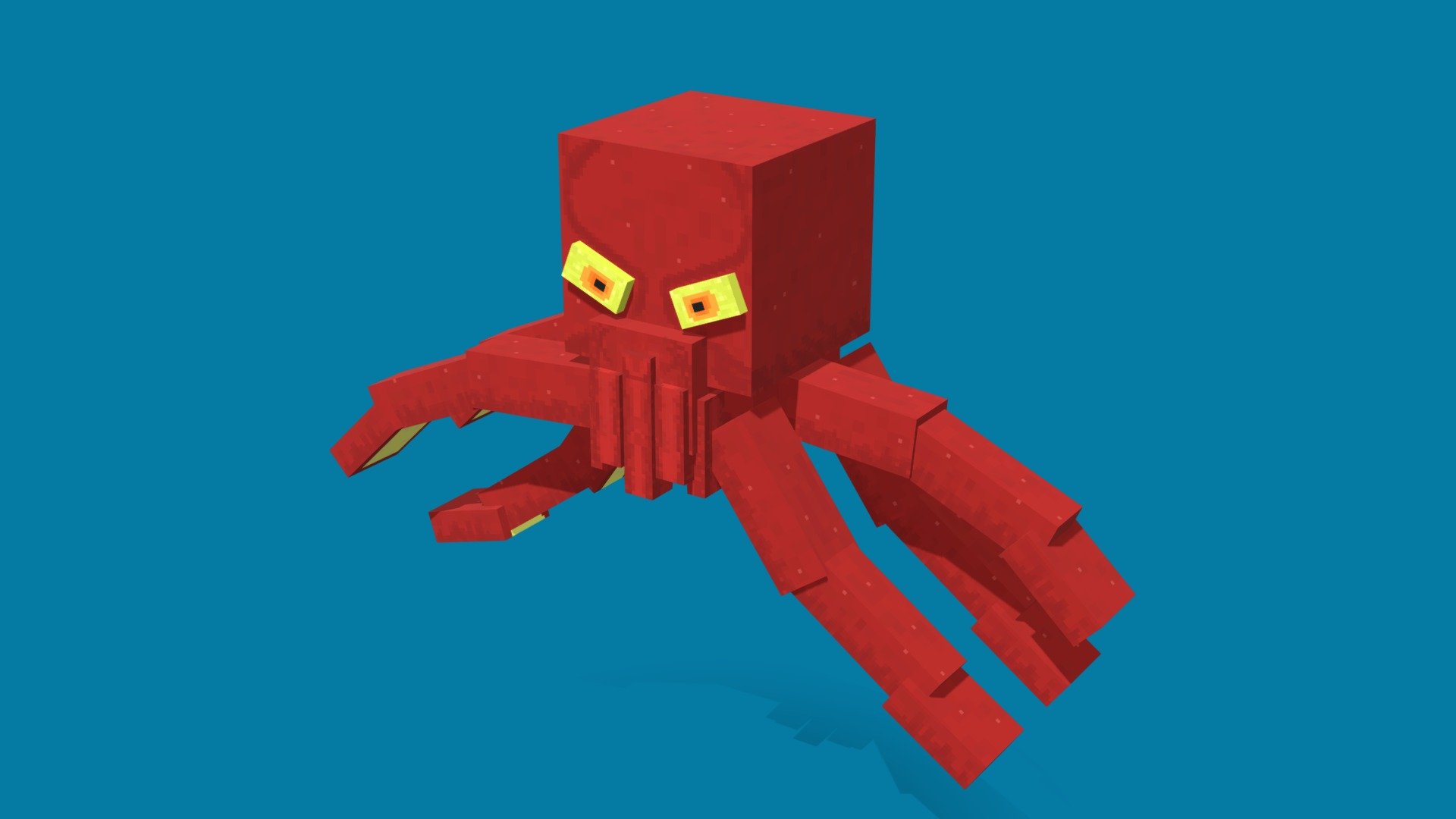 Kraken - Minecraft Style - Buy Royalty Free 3D model by El ...