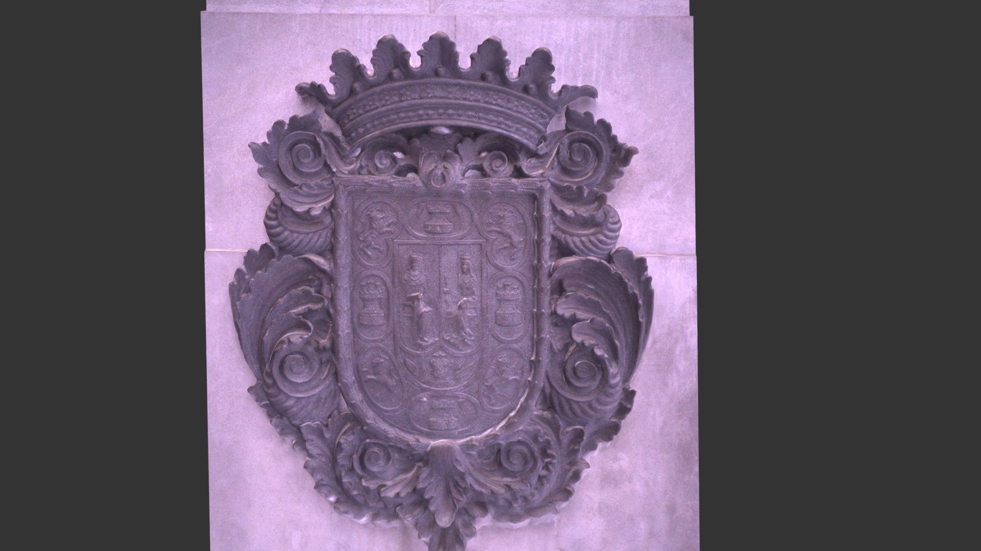Escudo Granada Católicos - 3D model by CadForCam (@yuelands) [29a5efd ...