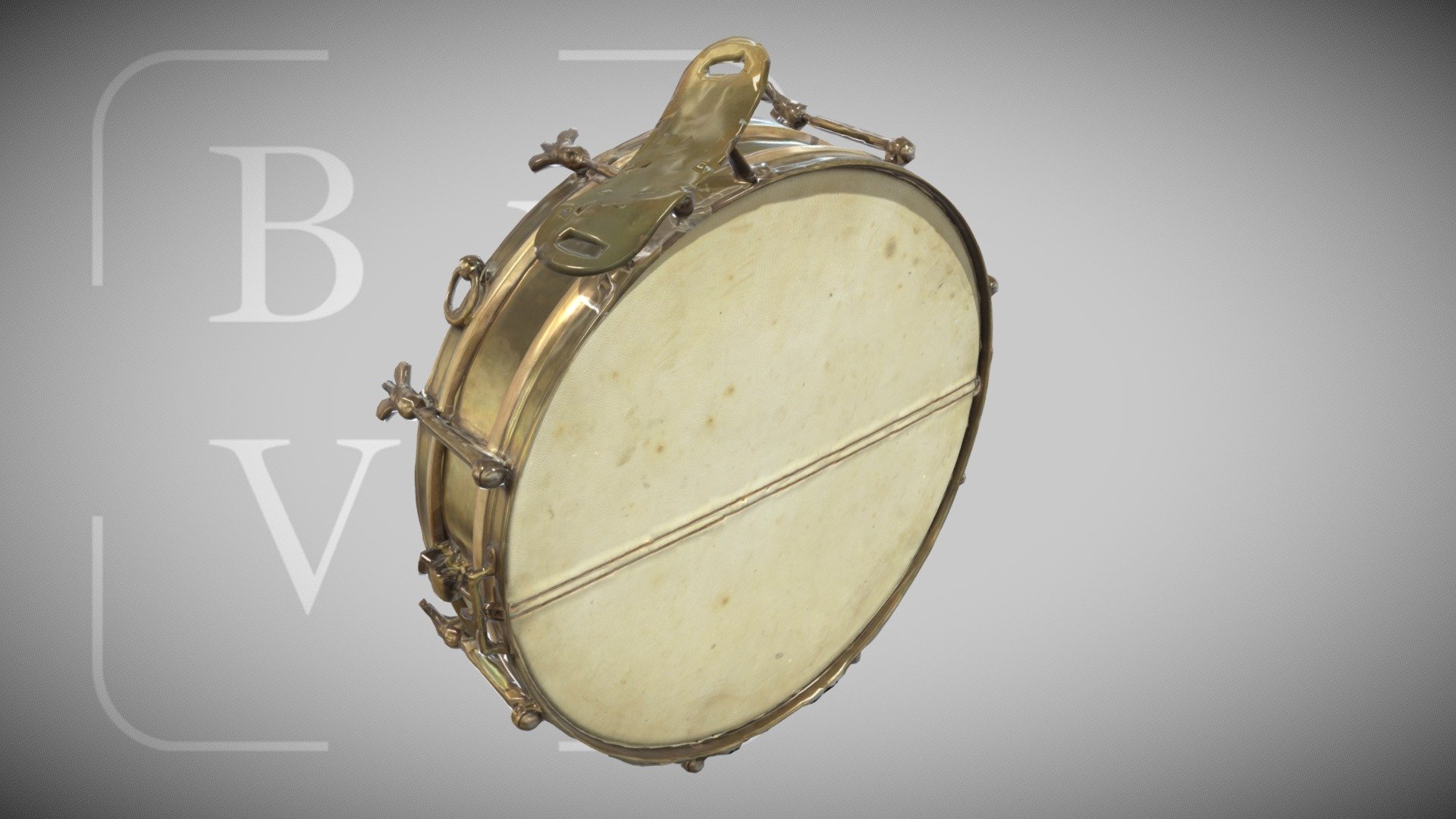 Tambor del siglo XIX - 3D model by Biblioteca Digital memoriademadrid ...