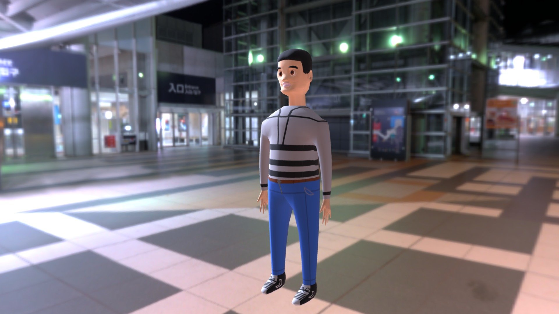 My animated self - 3D model by t.flores [29a88ab] - Sketchfab