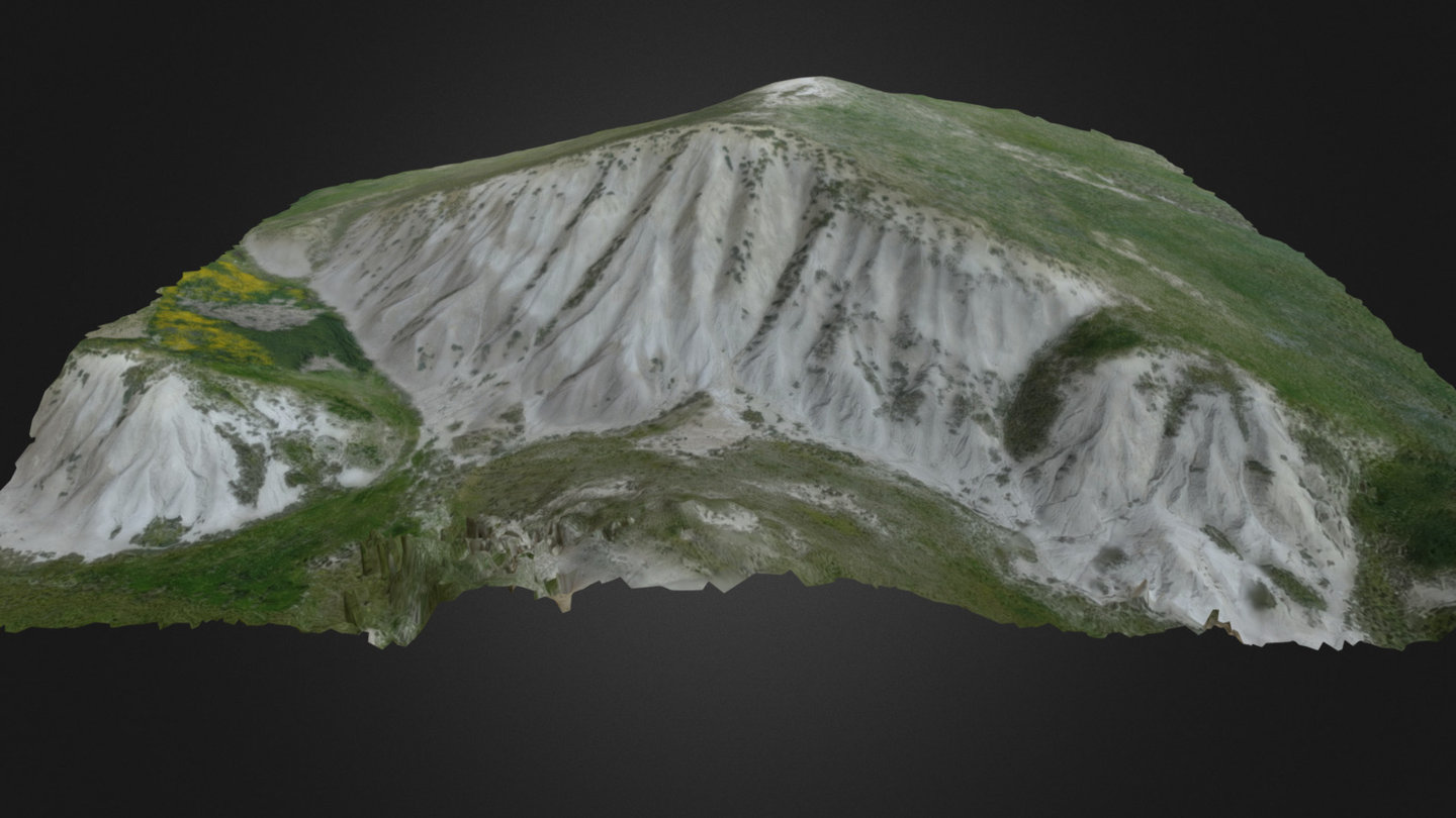 Badland dél-Szicíliában (Badland in Sicily) - 3D model by Department of ...