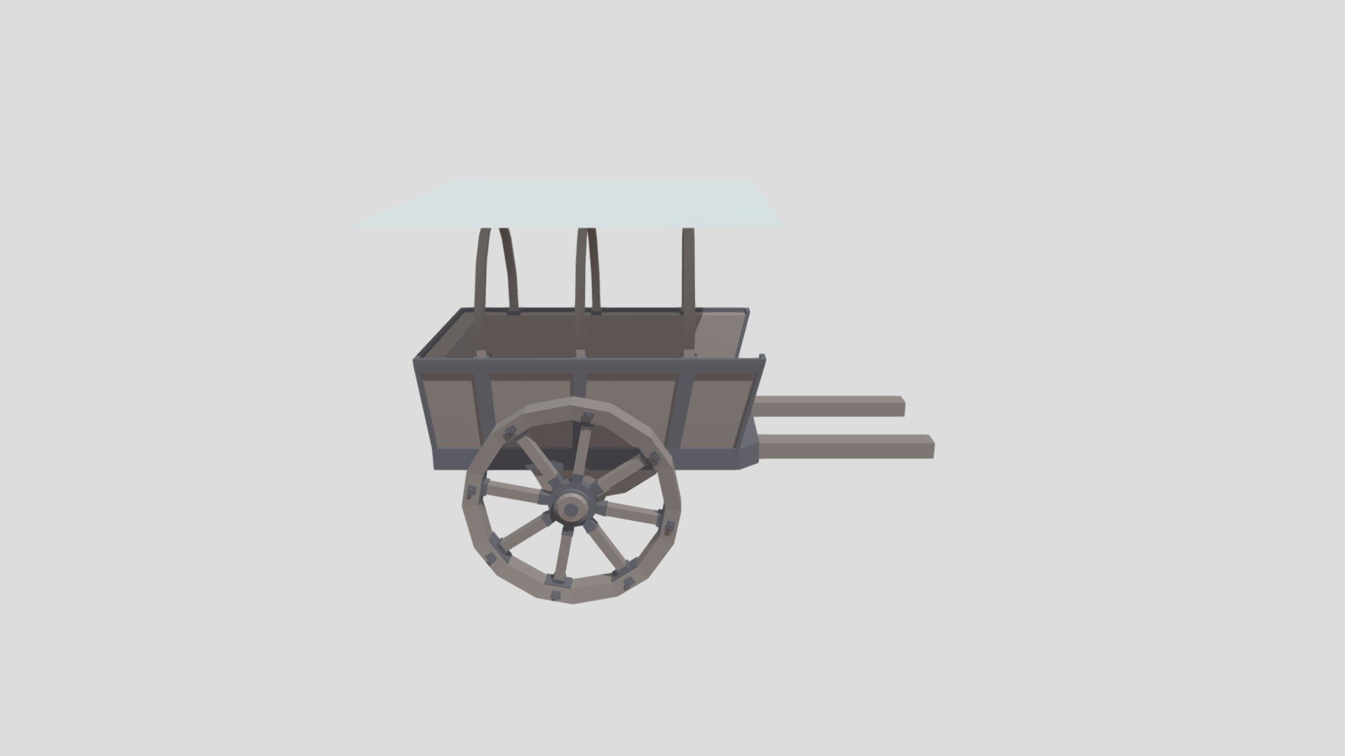 Low Poly cart - Download Free 3D model by spoonbender (@ryan.caldwell ...