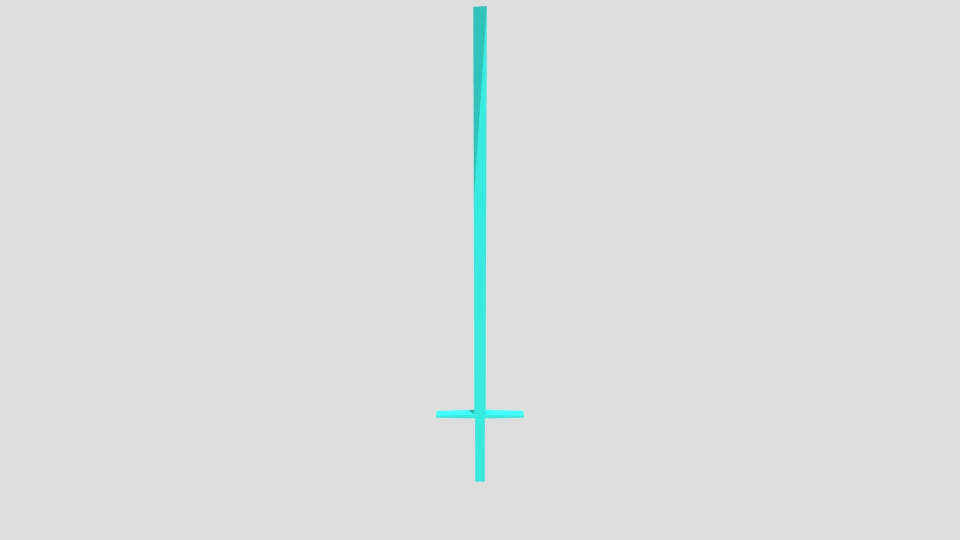 Cyan Sword - 3D model by GHMedia [29aadf7] - Sketchfab