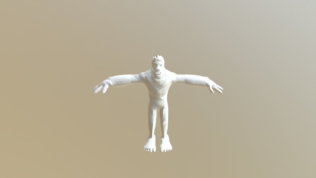 Bigfoot low poly model - 3D model by Eric (@ericbigvato) [29ab226 ...