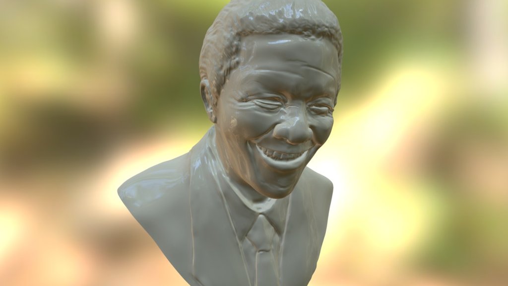 Nelson Mandela - 3D model by labe (@labe78) [29acf51] - Sketchfab