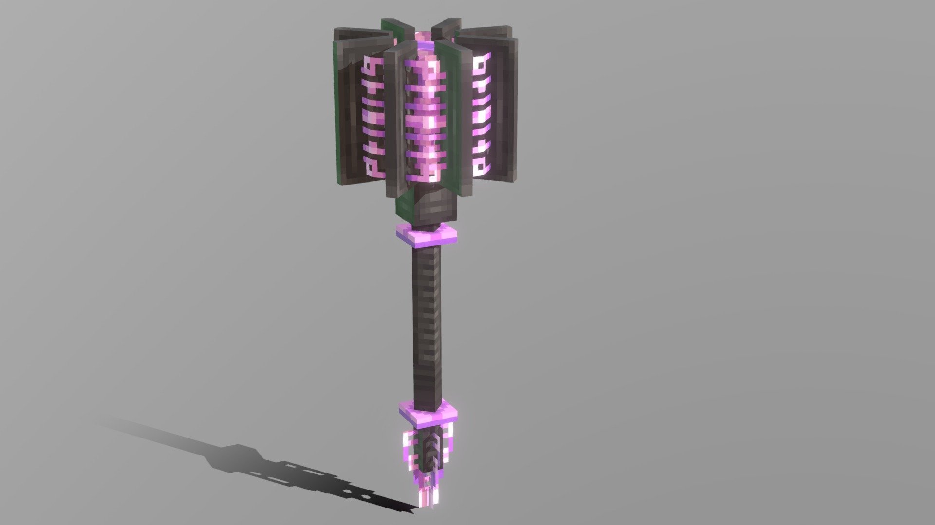 M.E.K.K.A Mace - 3D model by Edge (@ItsEdge) [29aebd1] - Sketchfab