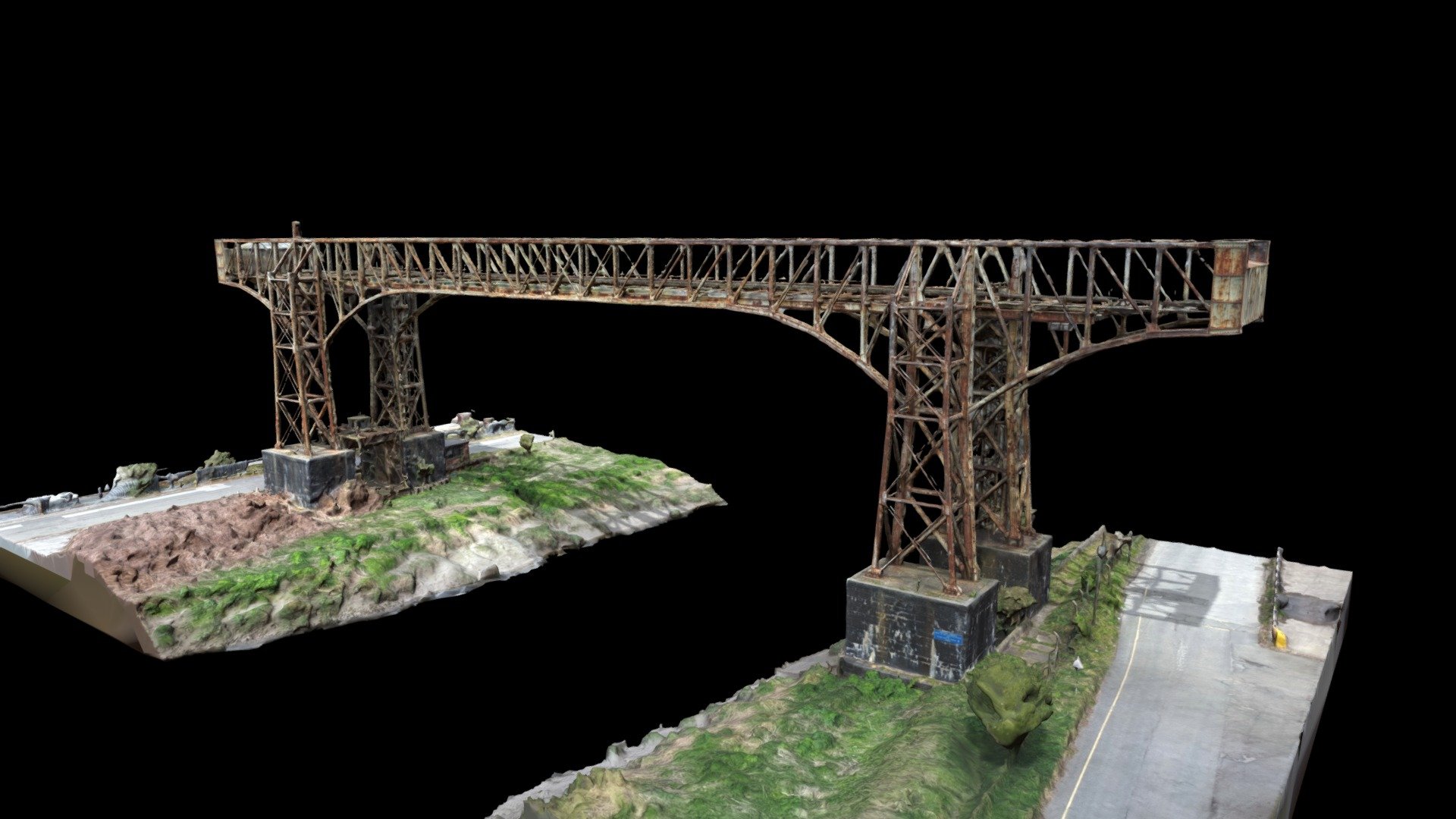 Warrington Transporter Bridge - Download Free 3D model by nari4D ...