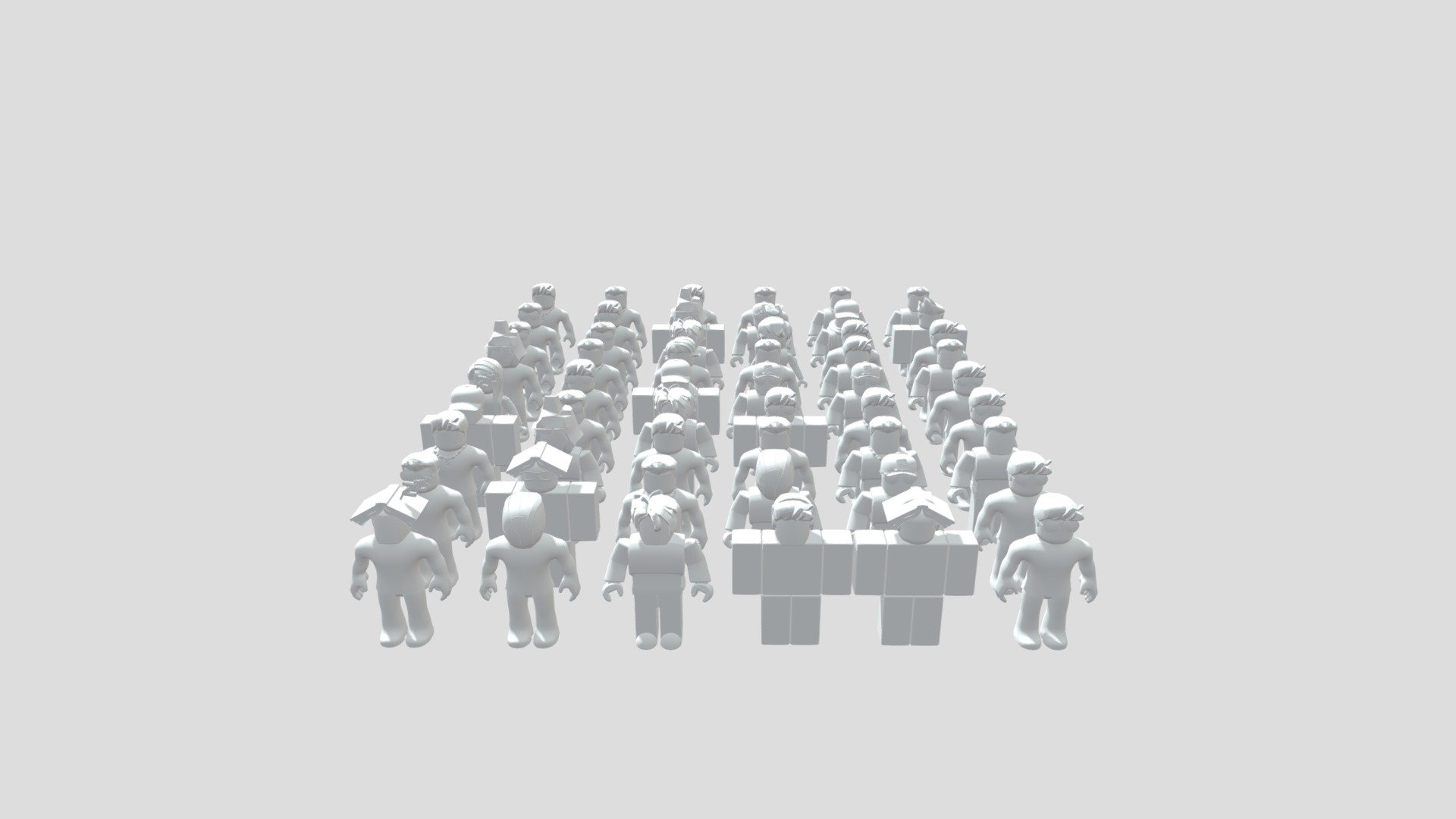Mega Roblox NPC GFX Pack - Download Free 3D model by Neddiebones ...