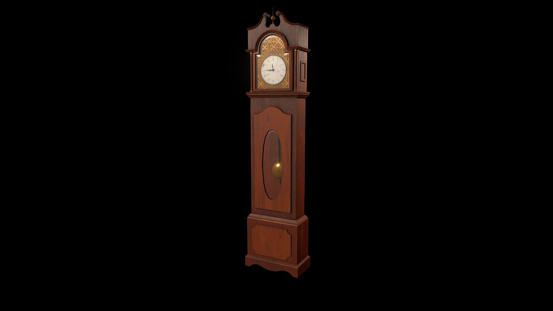 Old Clock - 3D model by Alexander Patterson (@adpatt) [29b1427] - Sketchfab
