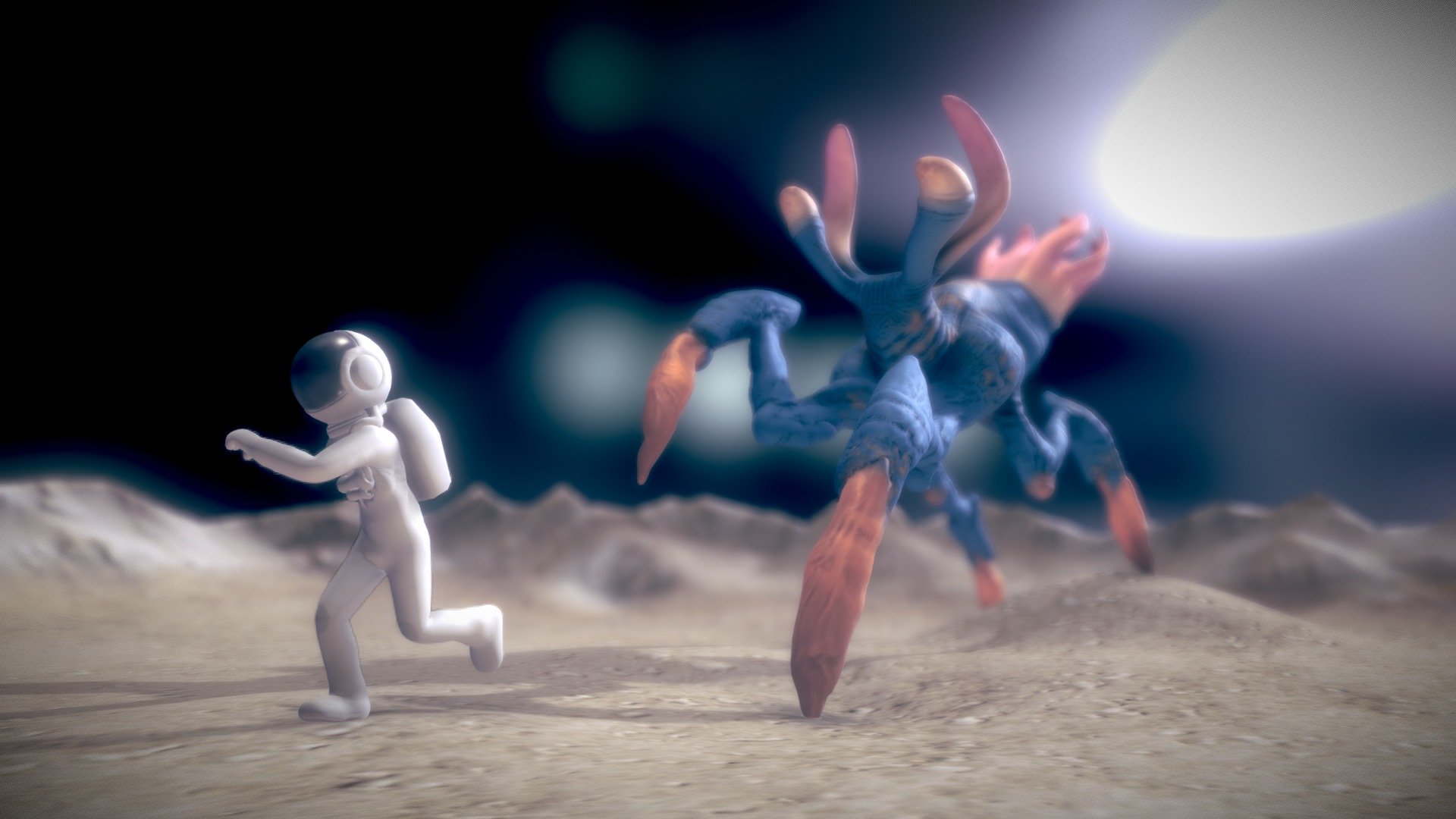 Alien Contest: Run Dude, Run - 3D model by artefax [29b2983] - Sketchfab