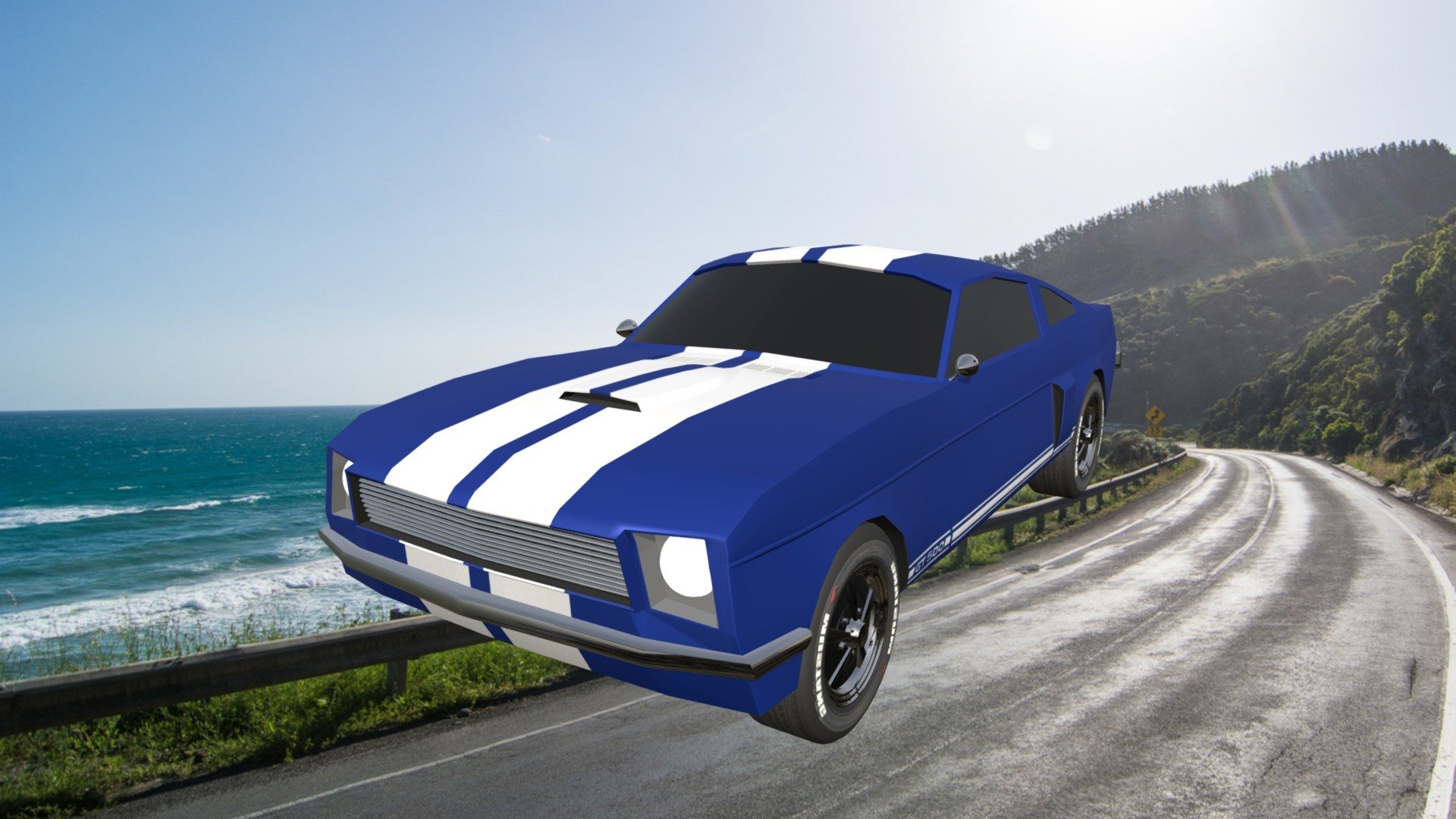 Ford Shelby Mustang GT500 - 3D model by PlattIntroTo3d [29b2ff9 ...