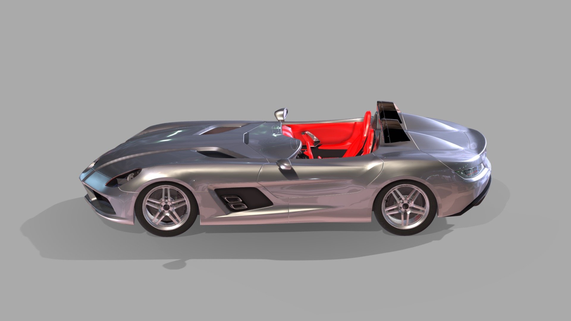 Mercedes-Benz SLR McLaren Stirling Moss - Download Free 3D model by ...
