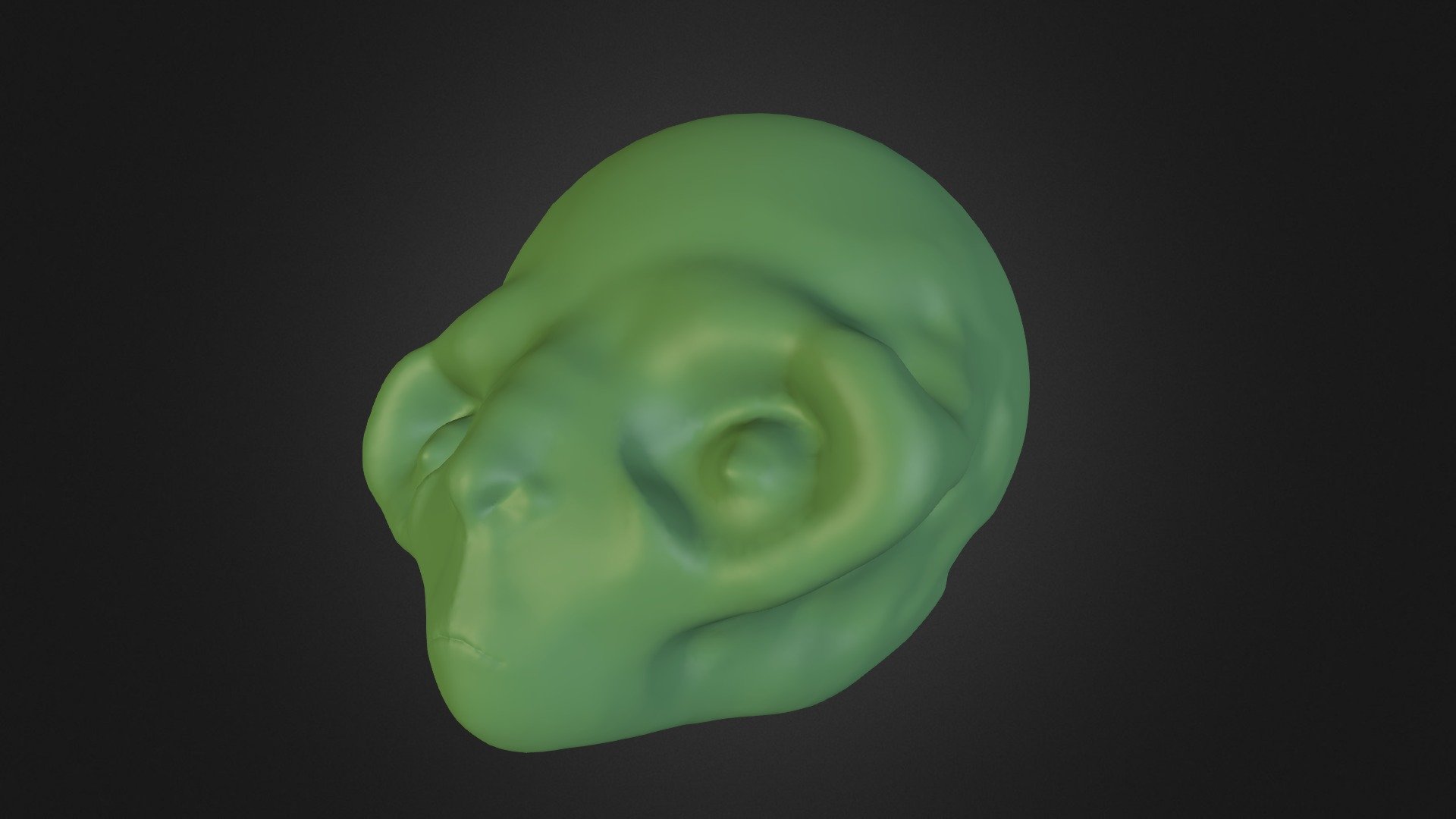 Alien Head - 3D model by james_cuthbert [29b3d48] - Sketchfab