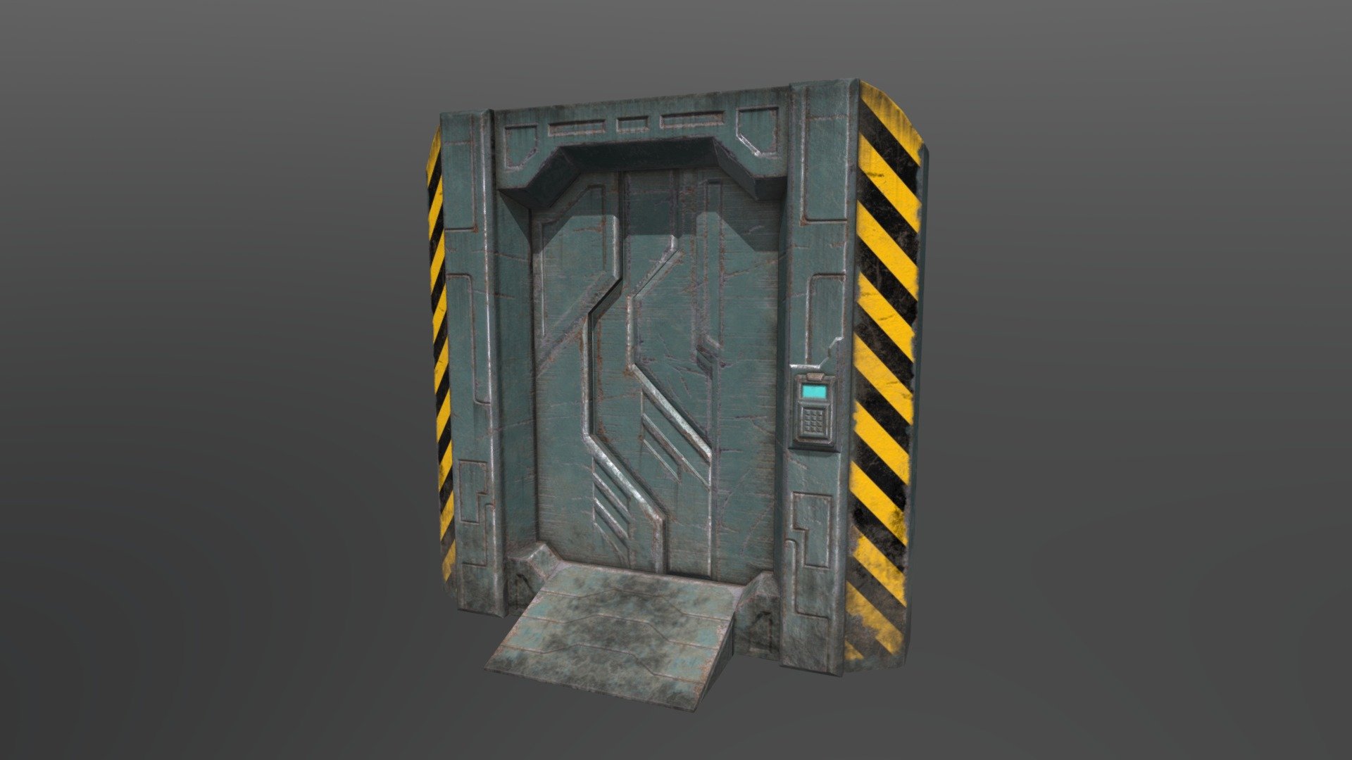 Scifi Door Rig - 3D model by janr3D [29b4d81] - Sketchfab