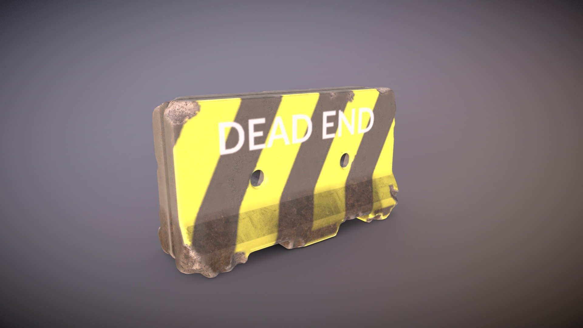 Barrier 04 - Buy Royalty Free 3D model by Geug [29b5004] - Sketchfab Store
