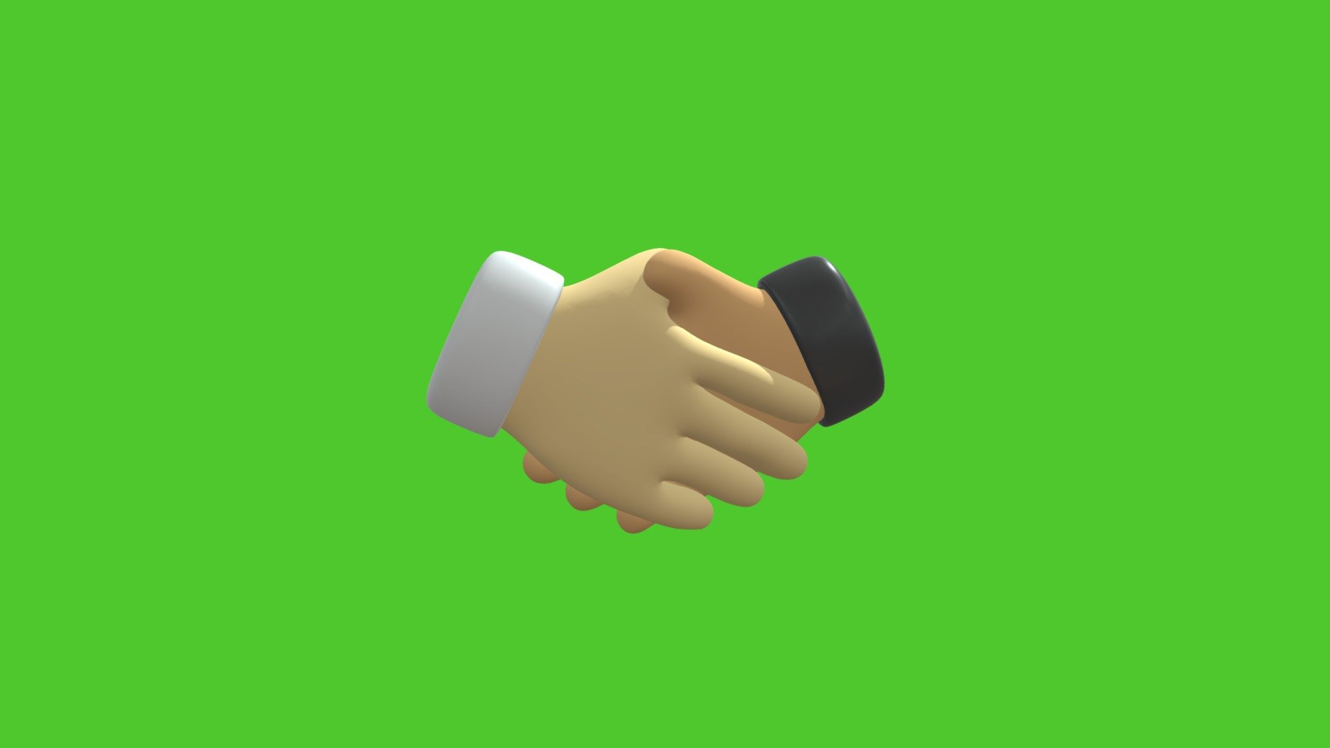 handshake_-_ramadhan_series - Download Free 3D model by ap-school ...